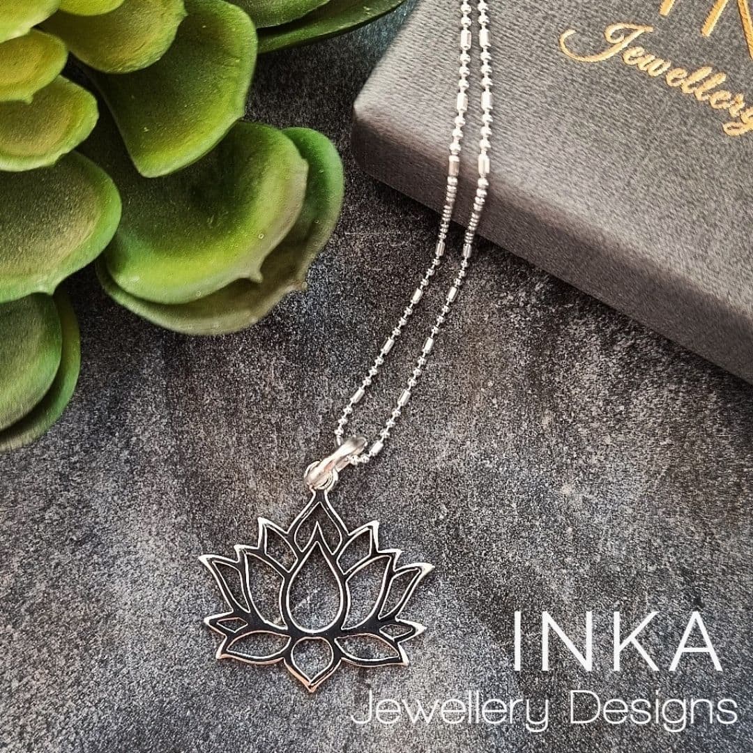 INKA Large Lotus Flower Necklace