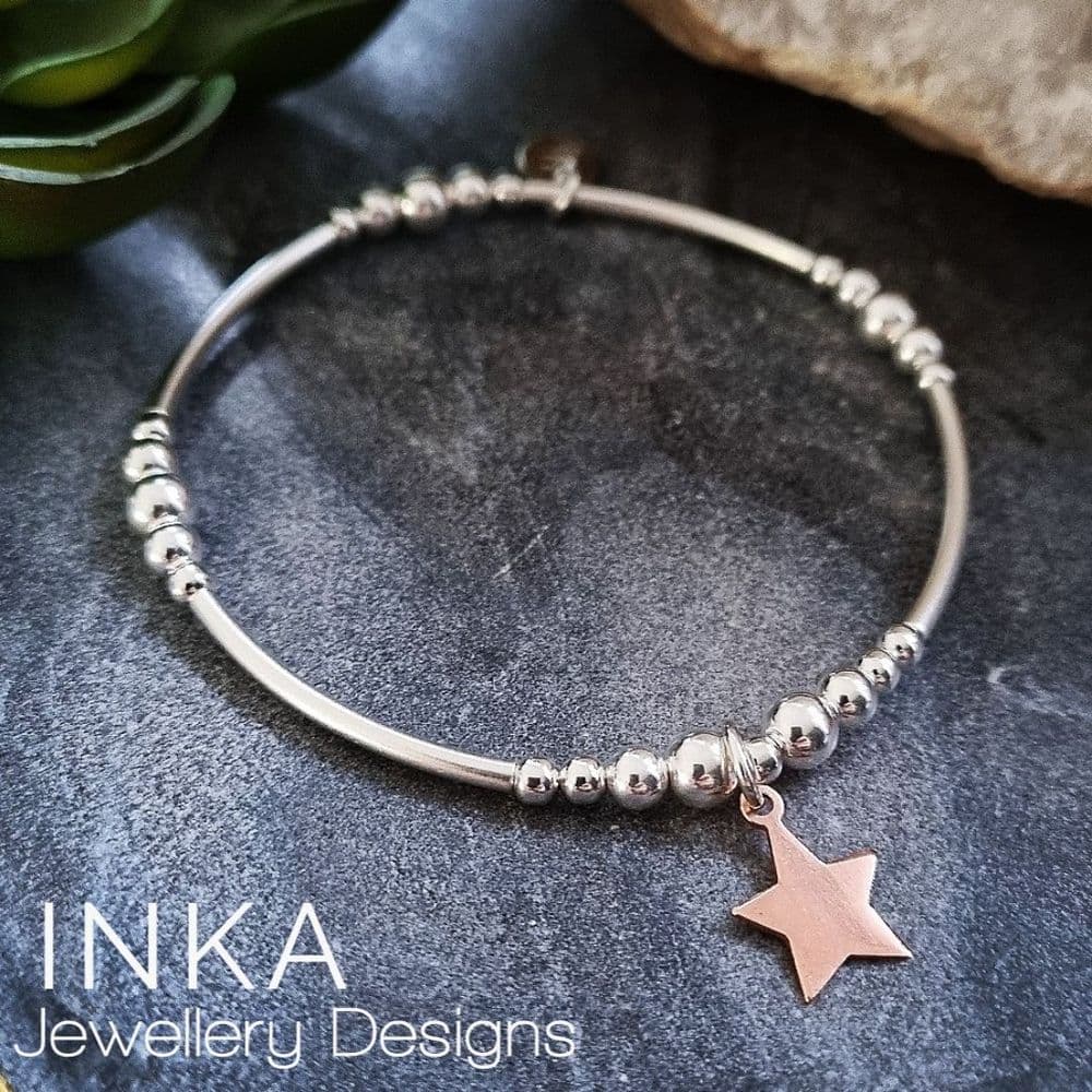 INKA Rose Gold Star Bracelet