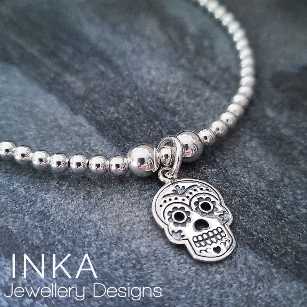 INKA Sugar Skull Bracelet 16cm
