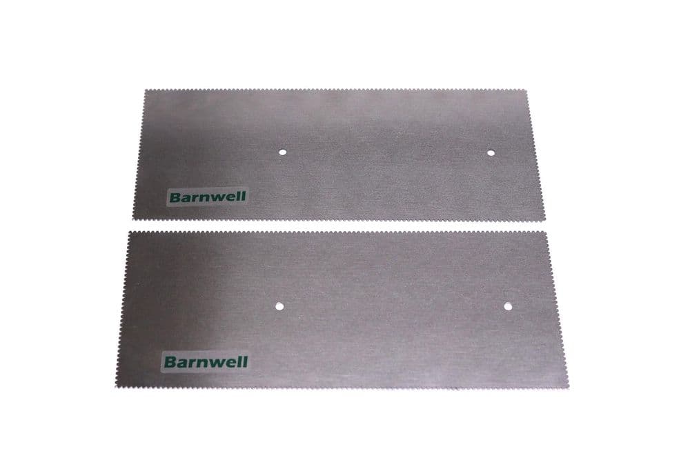 Barnwell A2 Notched Adhesive Trowel Blade x 2