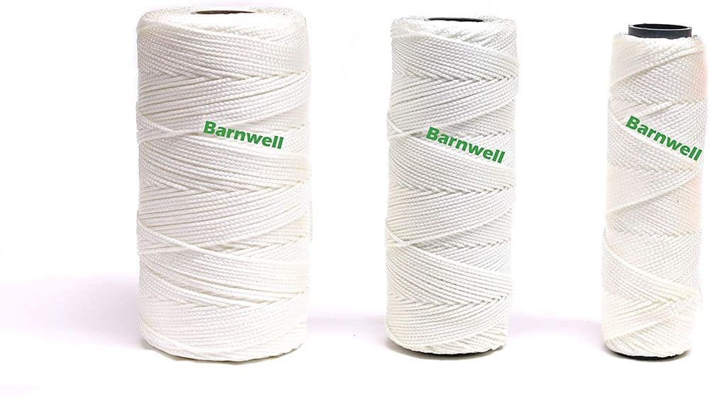 Barnwell White Braided Nylon Masons Builders Brick Block Line Bricklayers