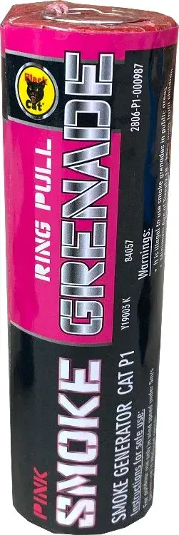 Pink Smoke Grenade