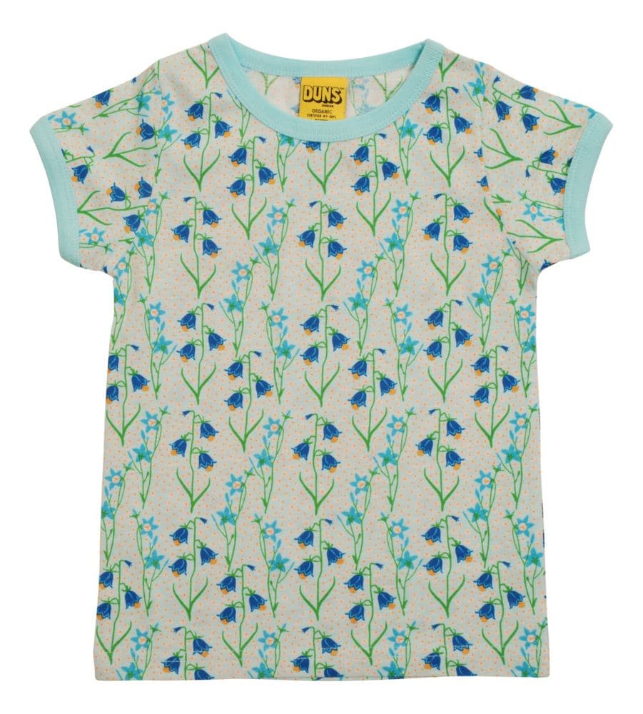 Duns Bluebells Light Blue Short Sleeve Top