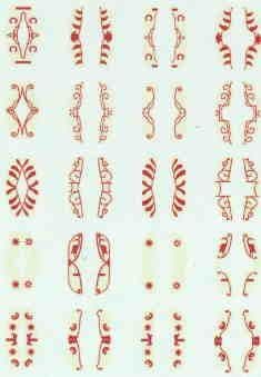 BB1 Gallic designs a mix of patterns and shapes to fit Foundry shields 20