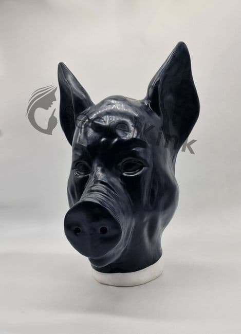 Latex Pig Hood Long Snout