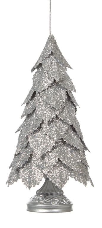 Premier Glitter Petal Tree - 15cm Silver