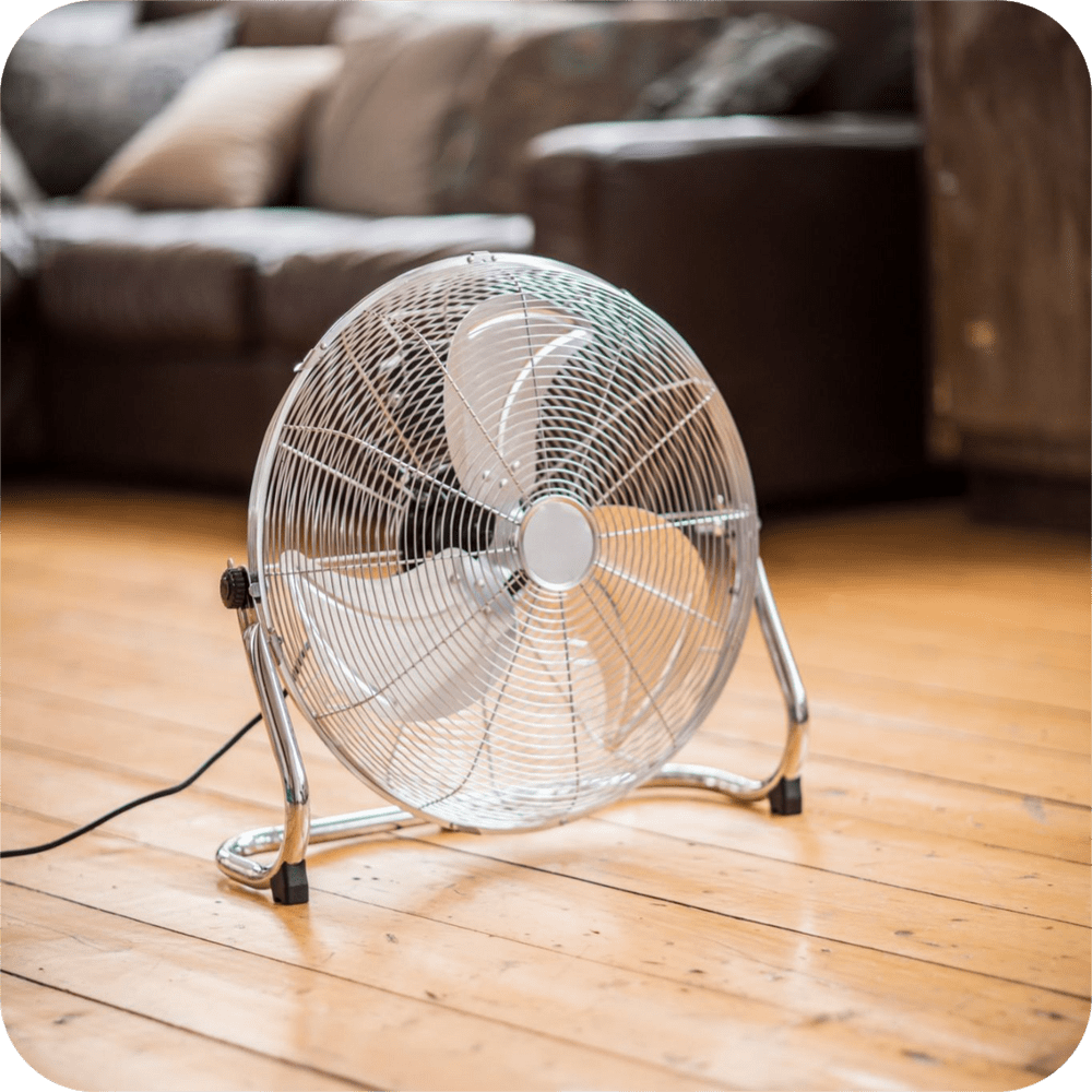 18" Floor Standing Fan High Velocity Speed Heavy Duty Air Cooling ...
