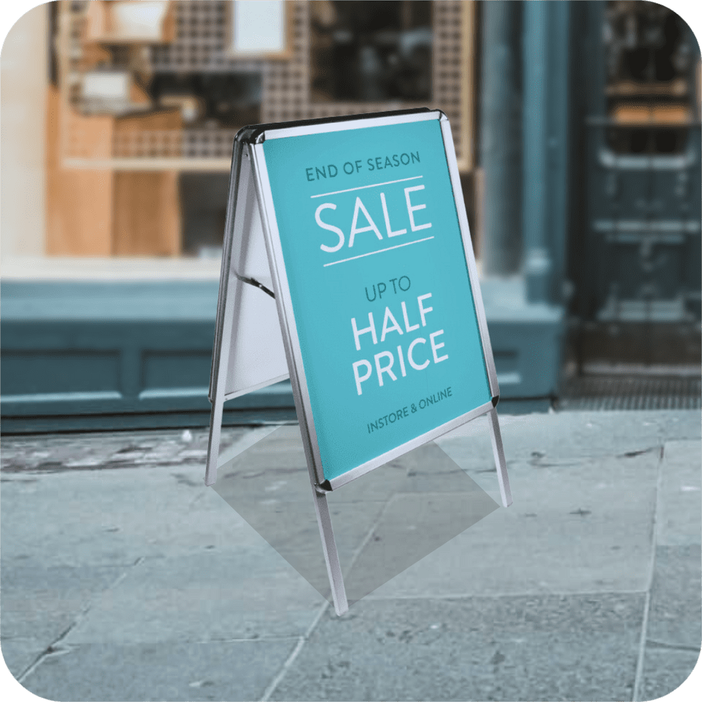 A0 A1 Snap Frame Shop Display Stand