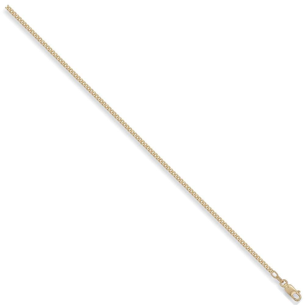 18ct Yellow Gold 24 Inch 1.8mm Classic Curb Chain