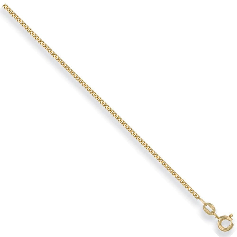 9ct Yellow Gold 20 Inch 1.7mm Classic Curb Chain