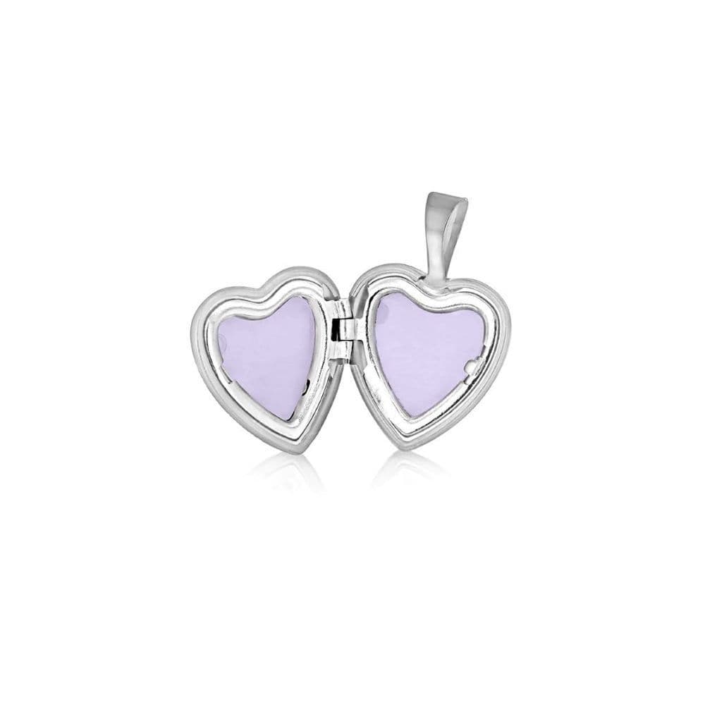 Sterling Silver Infinity Design Heart Locket