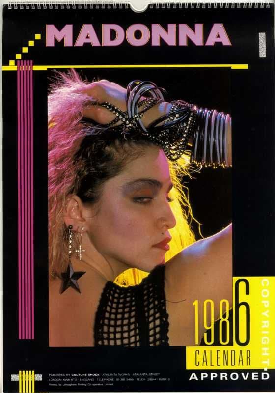 1986 APPROVED CALENDAR - UK CULTURE SHOCK