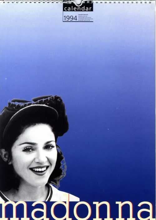 1994 CALENDAR - UK CULTURE SHOCK