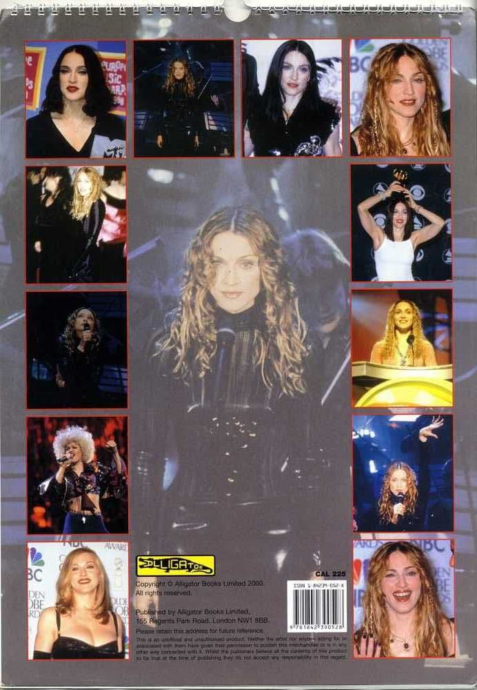 2001 CALENDAR - UK ALLIGATOR BOOKS