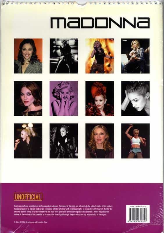 2005 CALENDAR - UK SOTINI SEALED