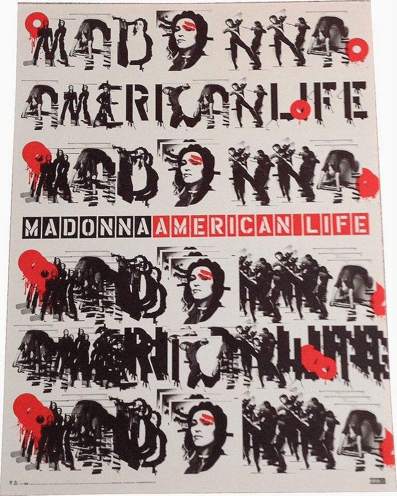 AMERICAN LIFE - USA IN-STORE PROMO POSTER