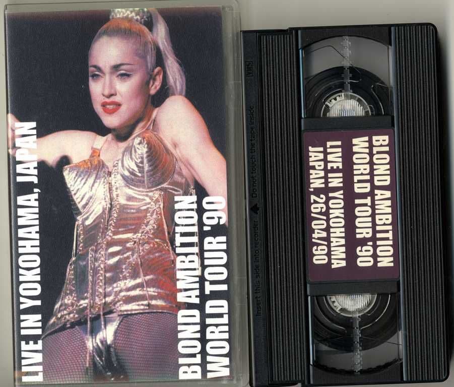 BLOND AMBITION TOUR 1990 JAPAN - UK VHS VIDEO