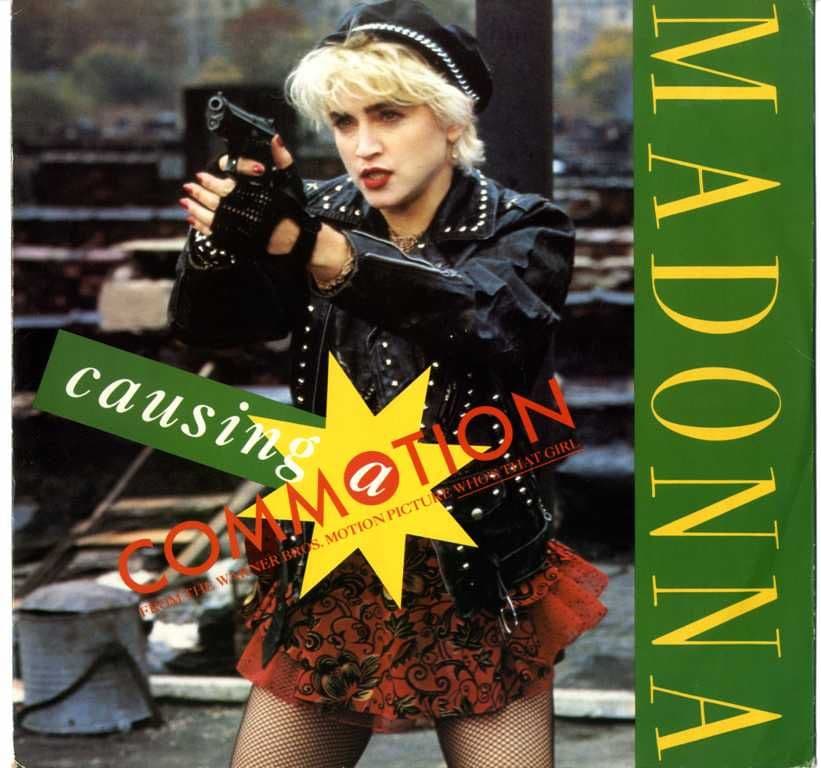 CAUSING A COMMOTION - UK 12" VINYL W8224T 1