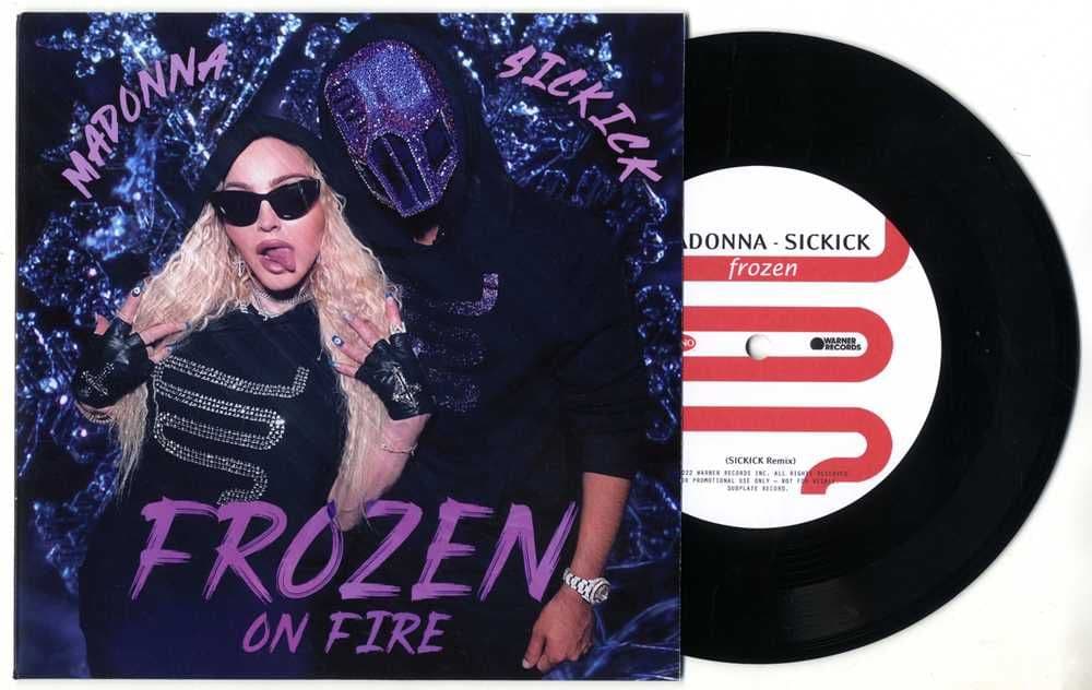 FROZEN ON FIRE SICKICK REMIX - BLACK 7" VINYL