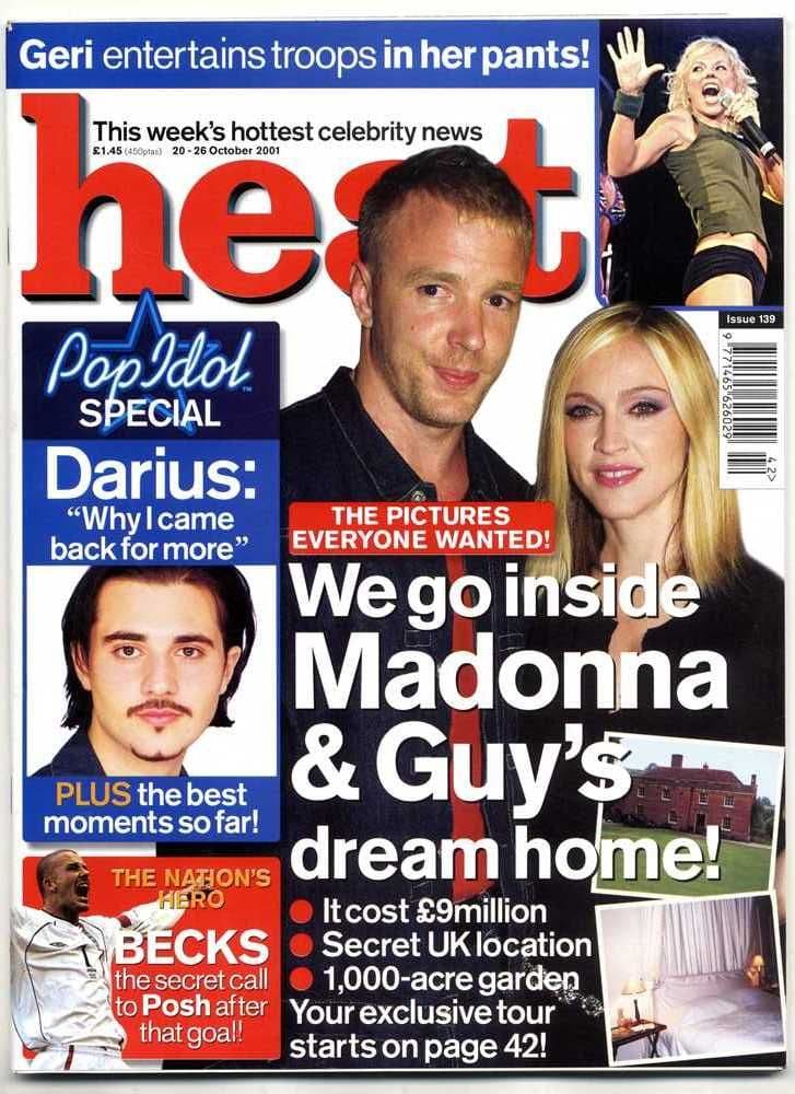 HEAT - MAGAZINE UK OCTOBER 2001