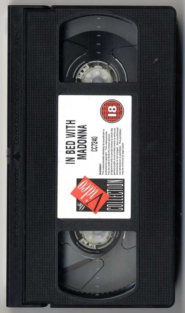IN BED WITH MADONNA - OFFICIAL UK VHS VIDEO 1