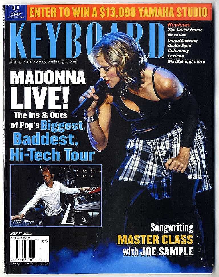 KEYBOARD - USA MAGAZINE JANUARY 2002