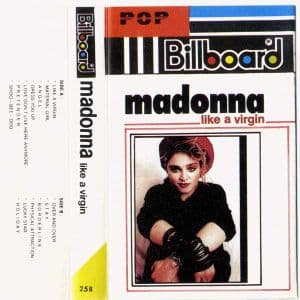 LIKE A VIRGIN - BILLBOARD CASSETTE ALBUM SINGAPORE