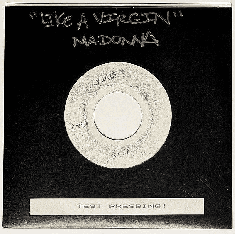 LIKE A VIRGIN - JAPAN 7" VINYL WHITE LABEL TEST PRESSING