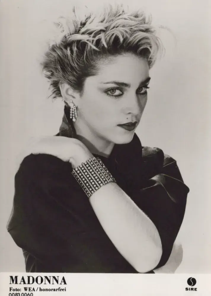 MADONNA DEBUT ORIGINAL 1982 GERMAN PROMO PUBLICITY PHOTO