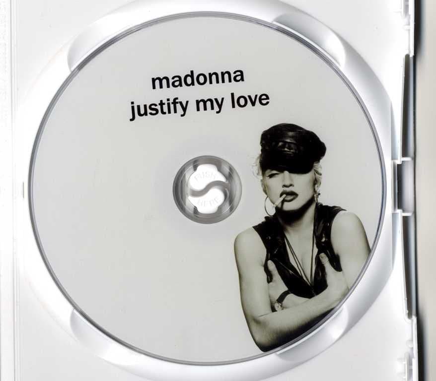 MADONNA / JUSTIFY MY LOVE - DVD REPLICA SET 4 TRACK VIDEO COMPILATION