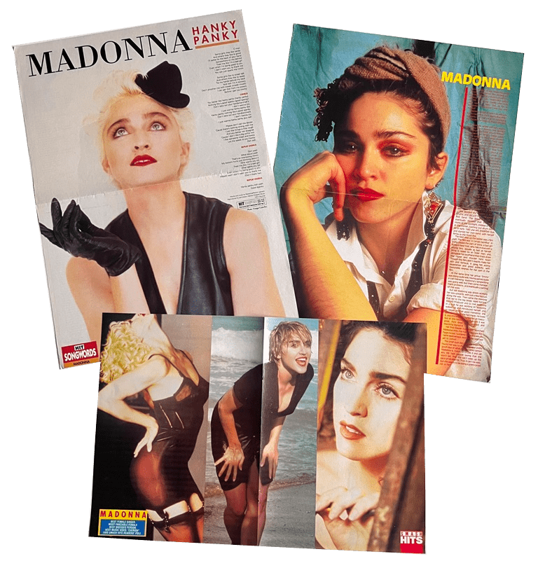 MADONNA MAGAZINE POSTERS - 12x FULL DOUBLE PAGE PULLOUT POSTERS 1