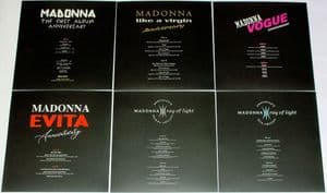 MADONNA MY TREASURE BOX - LIMITED EDITION 6-LP PICTURE DISC BOX SET