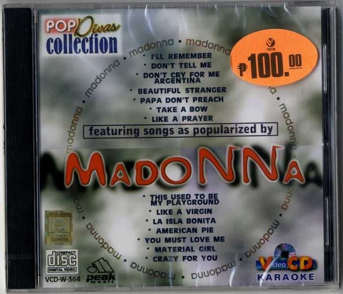 MADONNA - POP DIVAS COLLECTION PHILIPPINES VIDEO CD