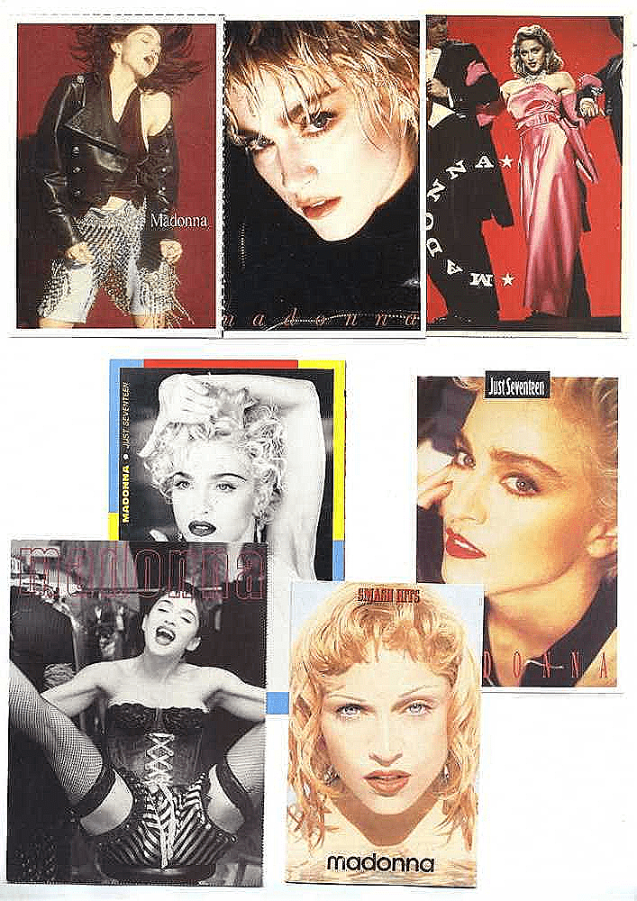 MADONNA POSTCARDS - J17 & SMASH HITS SET