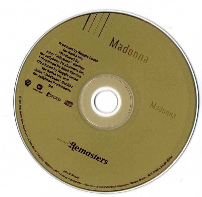 MADONNA - REMASTERED RUSSIA GOLD CD ALBUM