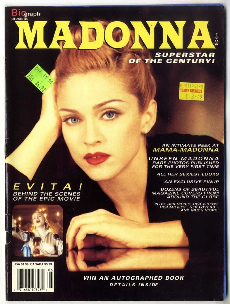 MADONNA SUPERSTAR OF THE CENTURY - USA MAGAZINE 1996