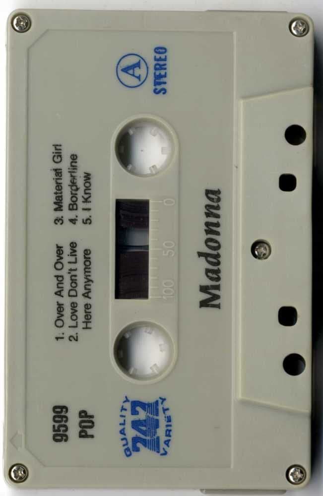 MADONNA / VIRGIN - SAUDI ARABIA CASSETTE ALBUM