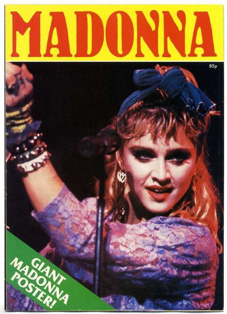 MADONNA VIRGIN TOUR - UK 1985 POSTER MAGAZINE