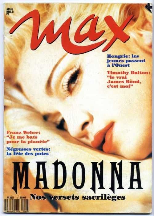 MAX - FRANCE MAGAZINE AUGUST 1989