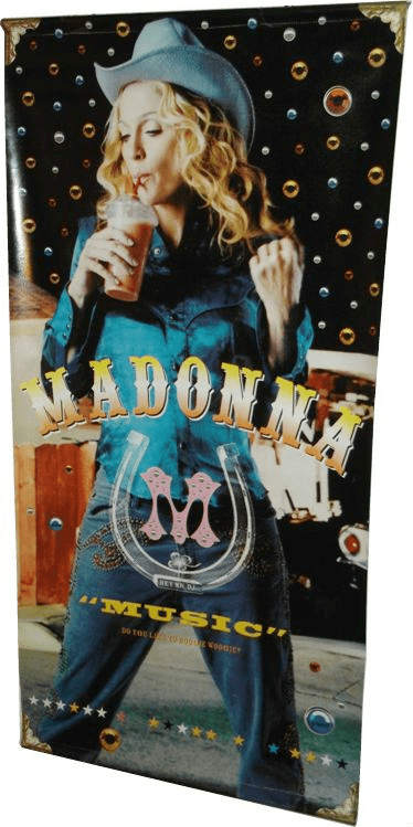 MUSIC ALBUM - USA PROMO ONLY 4ft DISPLAY BANNER