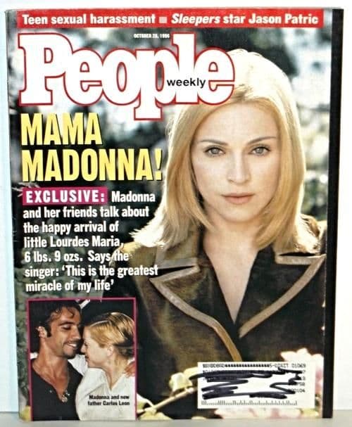PEOPLE WEEKLY - USA MAGAZINE OCTOBER 1996