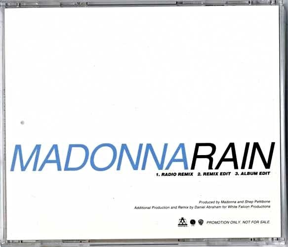 RAIN - USA PROMO CD PRO-CD-6182