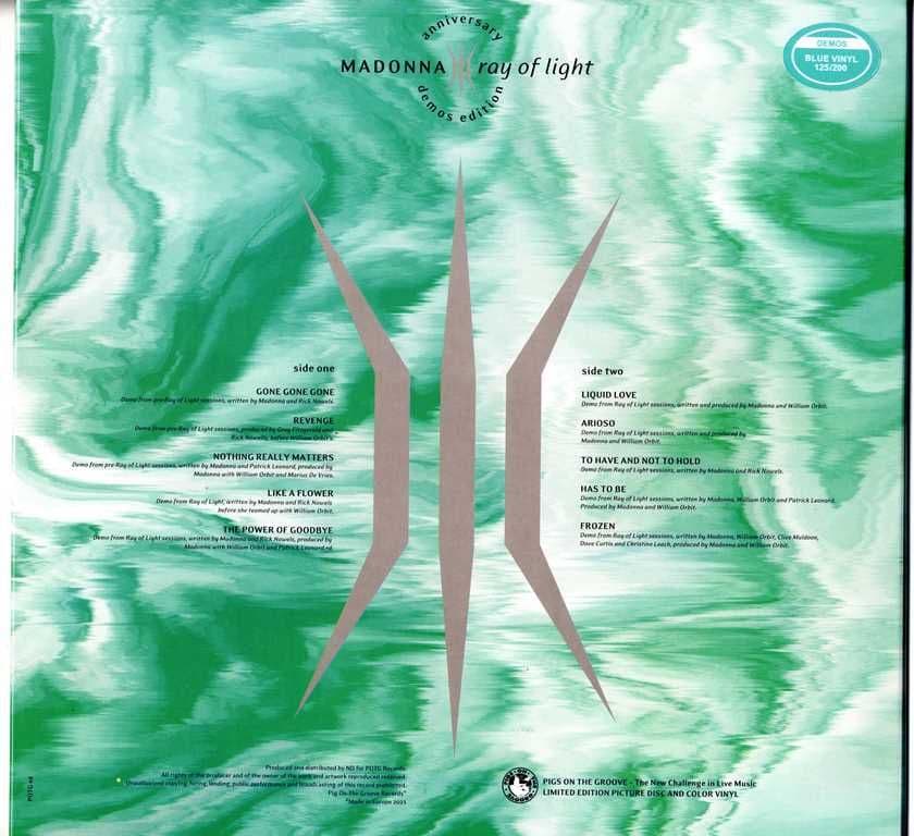 RAY OF LIGHT DEMOS EDITION - LP COLOUR VINYL