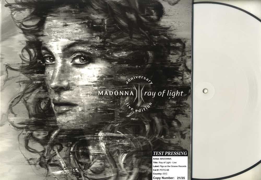 RAY OF LIGHT LIVE EDITION - LP TEST PRESSING WHITE VINYL