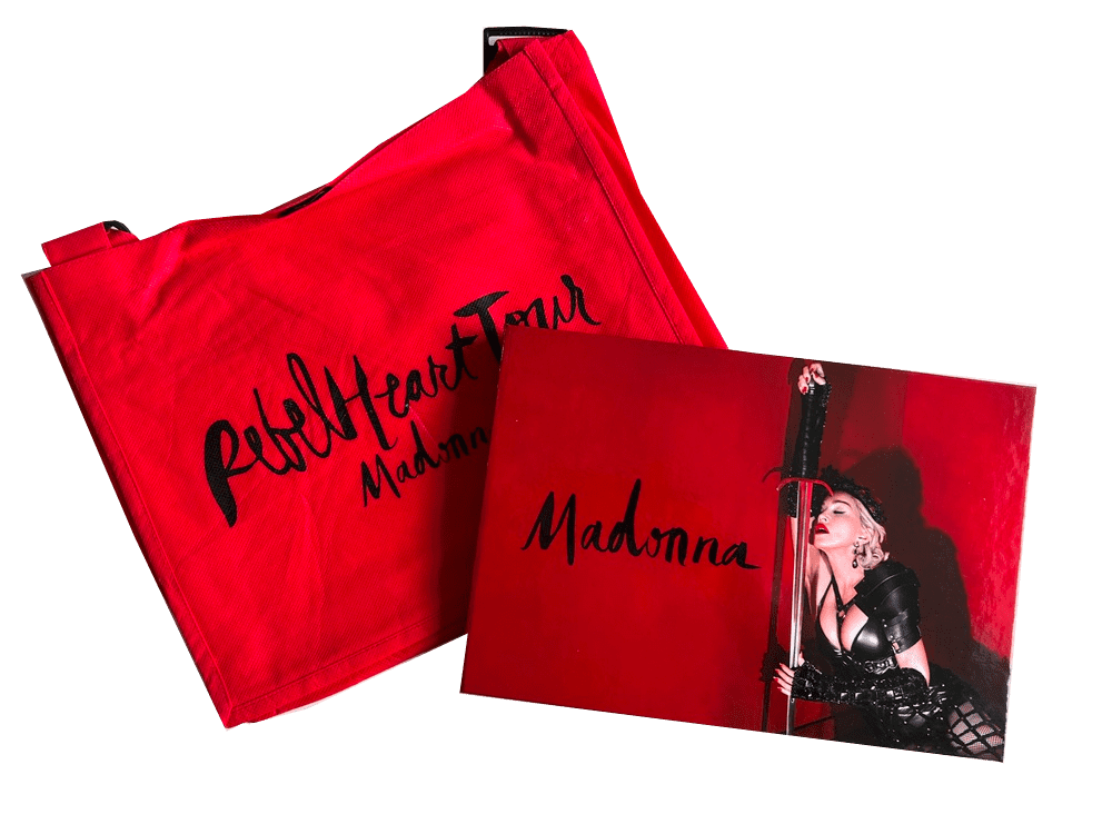 REBEL HEART TOUR VIP BOOK - VIP BOOK & TOTE BAG