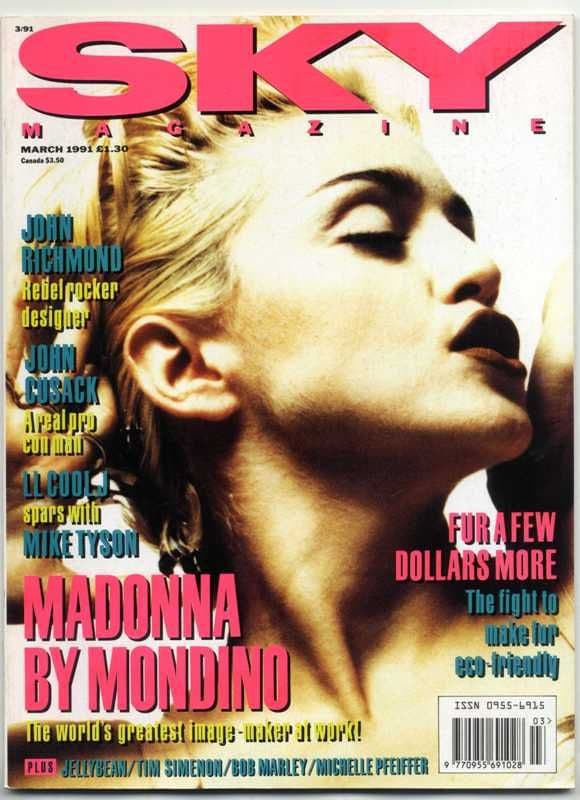 SKY MAGAZINE - UK MAGAZINE MARCH 1991