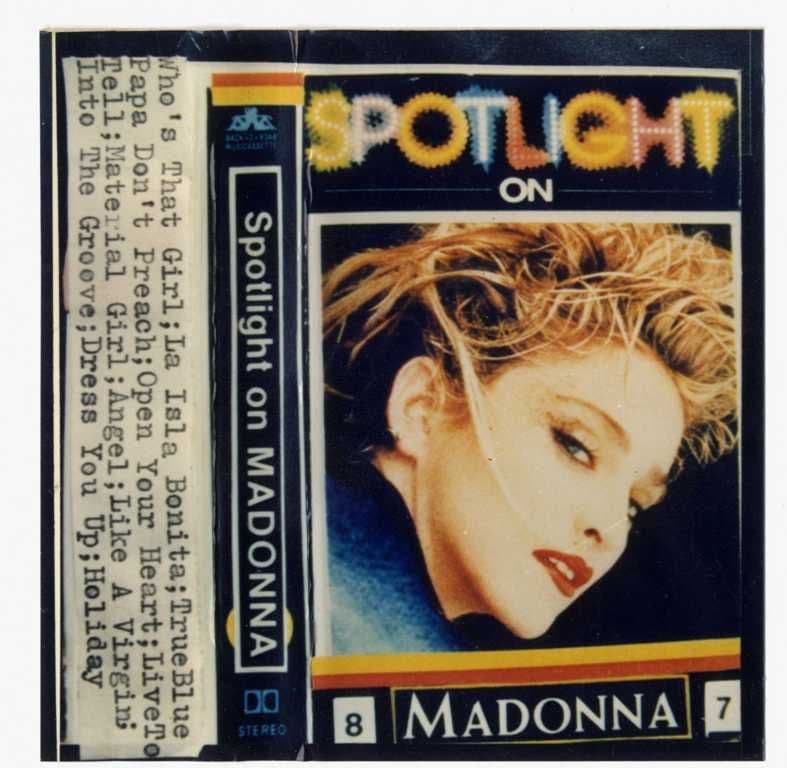 SPOTLIGHT ON MADONNA - 12 TRACK CASSETTE ALBUM