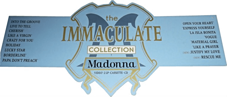 Immaculate Collection Logo Madonna's Beloved Album Returns To Its