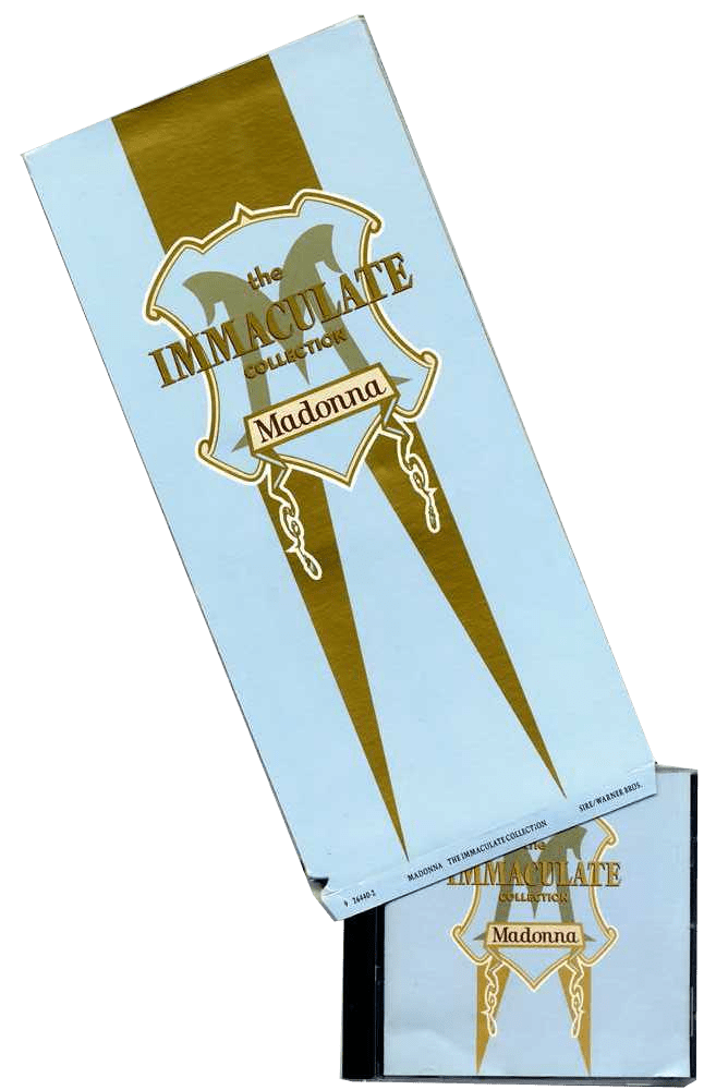 THE IMMACULATE COLLECTION - USA 1990 LONG BOX CD ALBUM