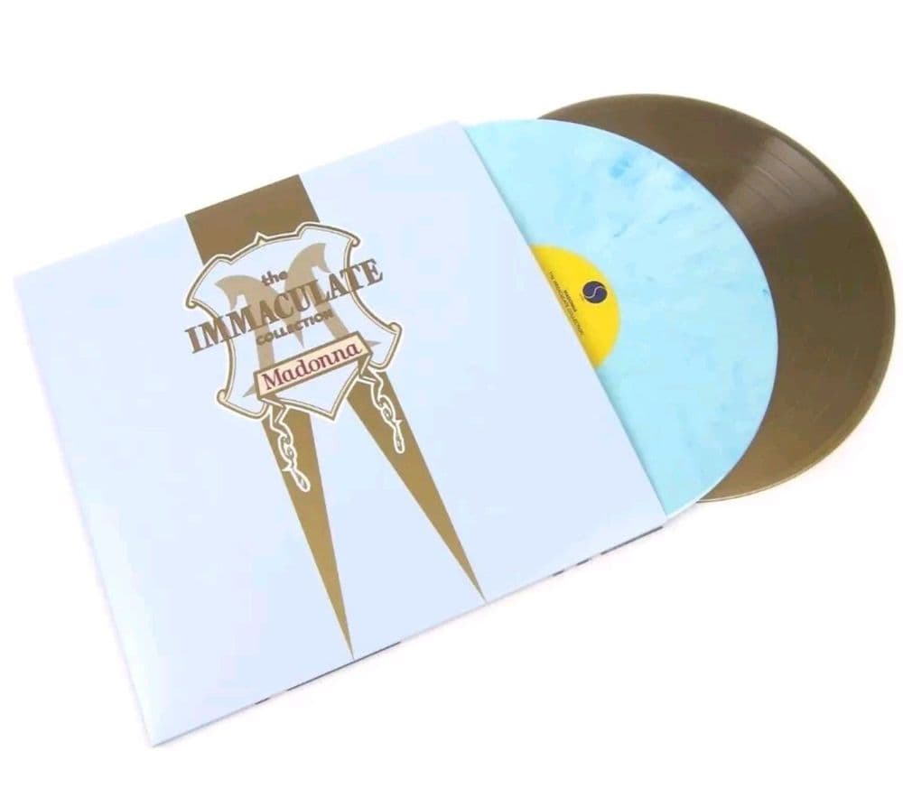 THE IMMACULATE COLLECTION - USA OFFICIAL 2-LP EXCLUSIVE COLOUR VINYL 2